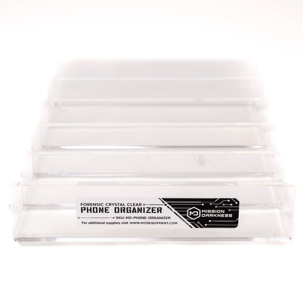 Mission Darkness™ Forensic Crystal Clear Phone Organizer - Simple ...