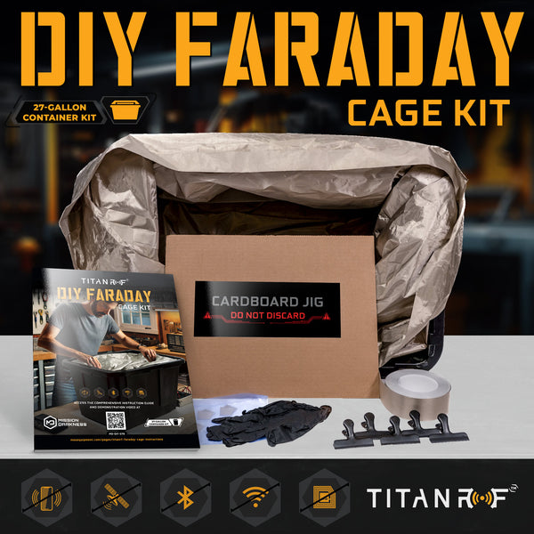Mission Darkness™ TitanRF DIY Faraday Cage Kit – MOS Equipment