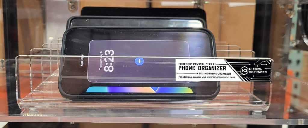 Mission Darkness™ Forensic Crystal Clear Phone Organizer - Simple ...